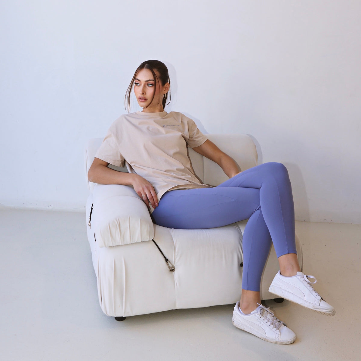 ‘Moving With A Cause’ Graphic Tee – Sand – atrek